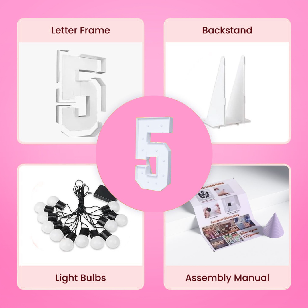 DIY Marquee Kit (4FT) – imprsvparty